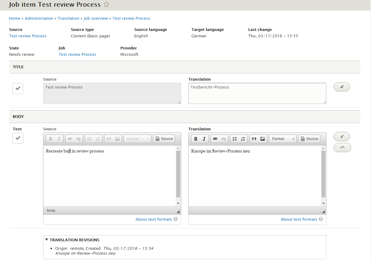 Review Process not working correctly [#2689225] | Drupal.org